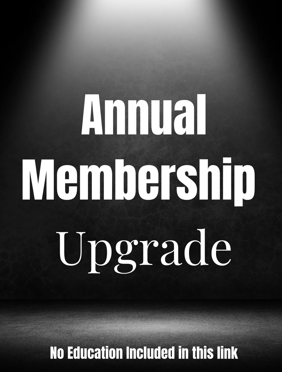 Membership Upgrade